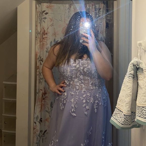 Hebeos | Dresses | Lavender Aline Tulle Prom Dress | Poshmark